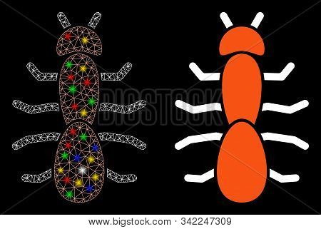 Glossy Mesh Ant Icon Vector & Photo (Free Trial) | Bigstock