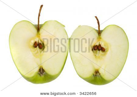 Apple Cut Into Half Image & Photo (Free Trial) | Bigstock