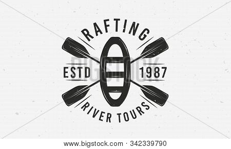Rafting Logo Raft Vector & Photo (Free Trial) | Bigstock