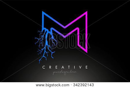 Tree Letter M Design Vector & Photo (Free Trial) | Bigstock