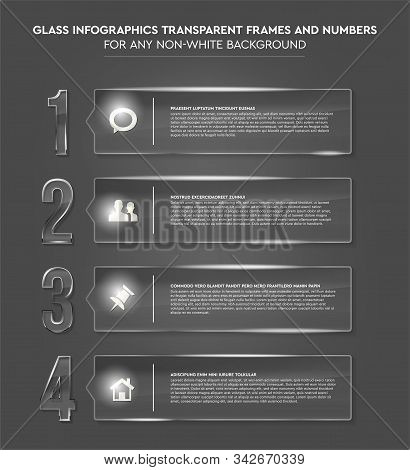 Glass Infographics Vector & Photo (Free Trial) | Bigstock