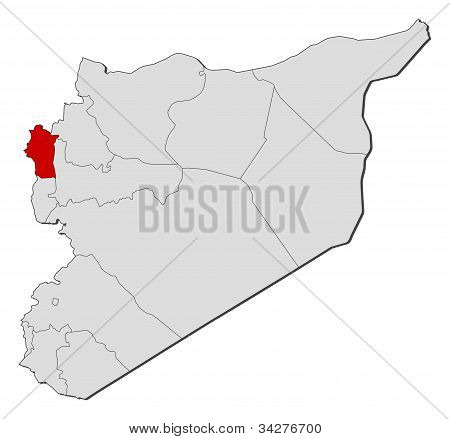 Map Syria, Latakia Image & Photo (Free Trial) | Bigstock
