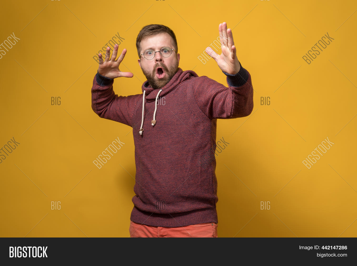Shocked Man Makes Image & Photo (Free Trial) | Bigstock