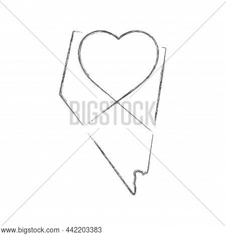 Nevada Us State Hand Vector & Photo (Free Trial) | Bigstock
