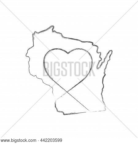 Wisconsin Us State Vector & Photo (Free Trial) | Bigstock