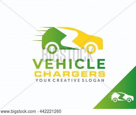 Electric Vehicle Logo Vector & Photo (Free Trial) | Bigstock