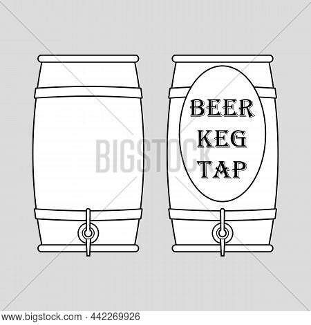 Silver Metal Beer Keg Vector & Photo (Free Trial) | Bigstock