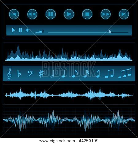 Notes Sound Waves. Vector & Photo (Free Trial) | Bigstock