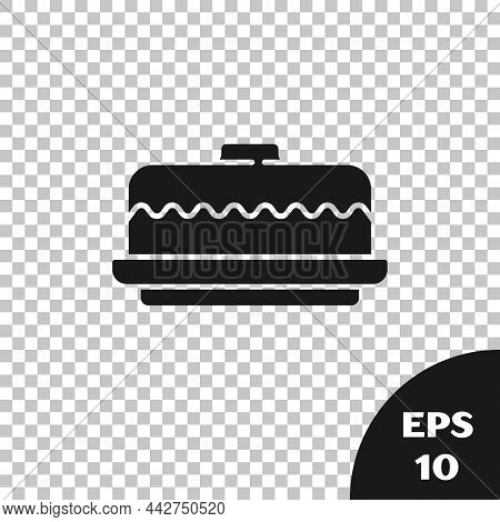 Black Cake Icon Vector & Photo (Free Trial) | Bigstock