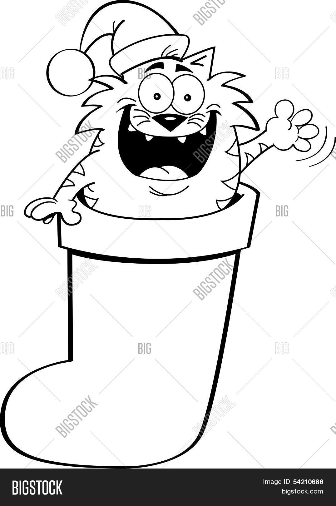 Cartoon Cat Inside Vector & Photo (Free Trial) | Bigstock