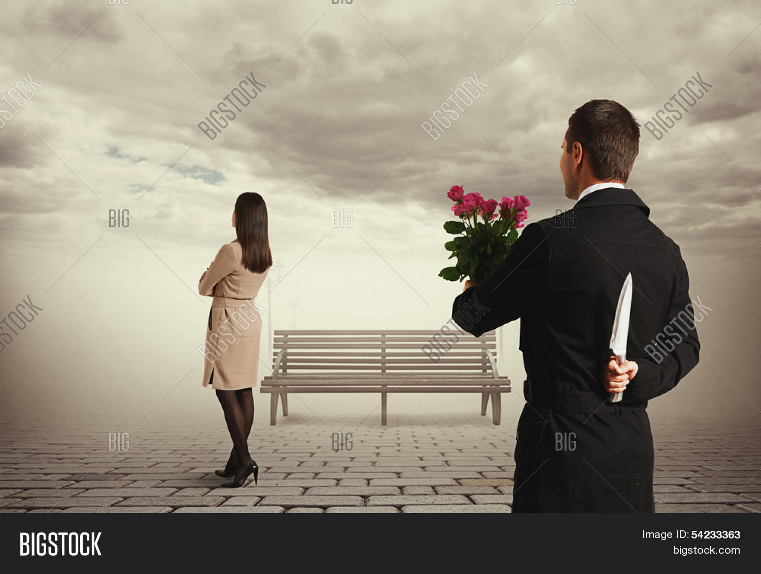 Perfidious Man Holding Image & Photo (Free Trial) | Bigstock