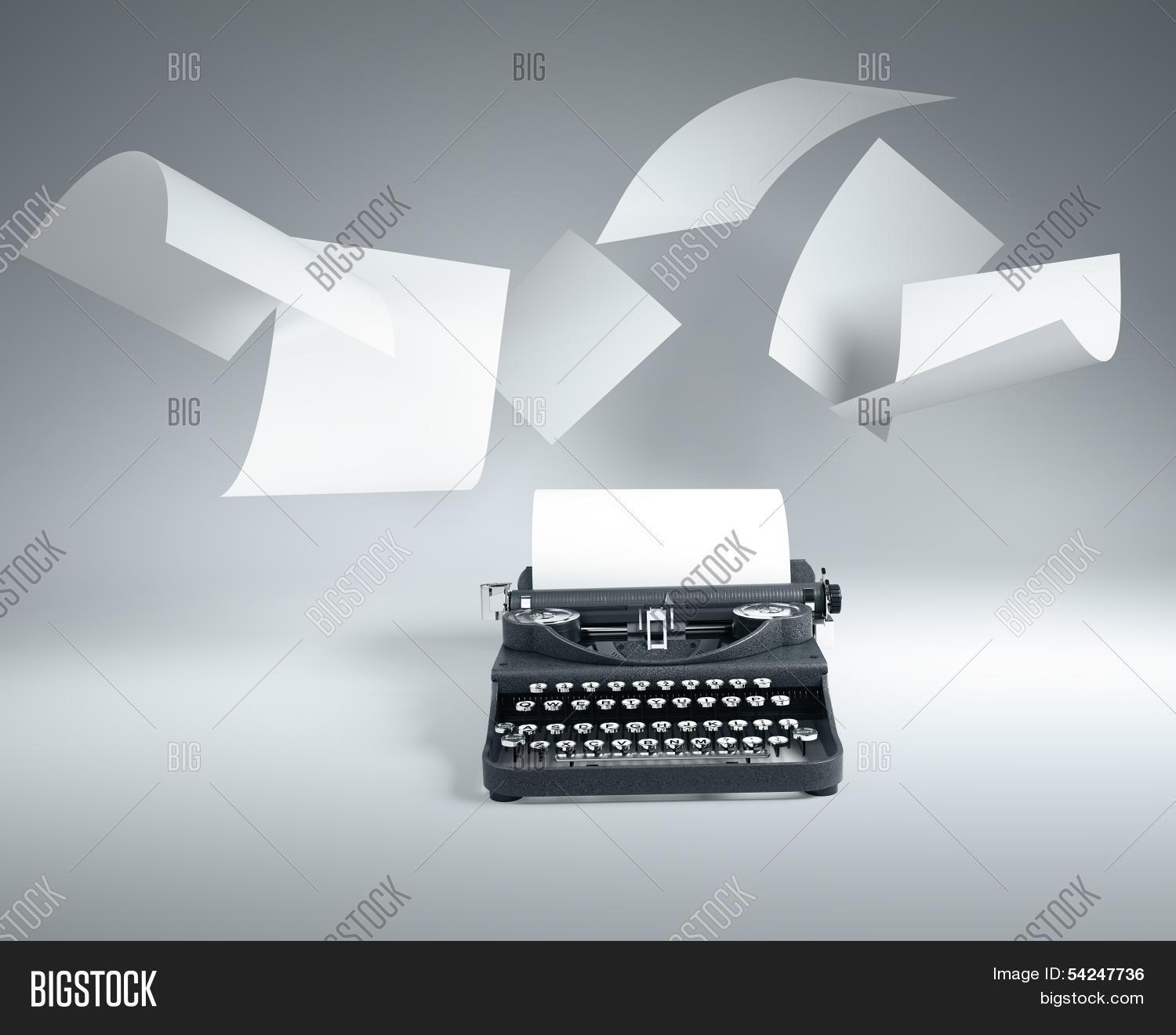 Old Type Writer Paper Image & Photo (Free Trial) | Bigstock