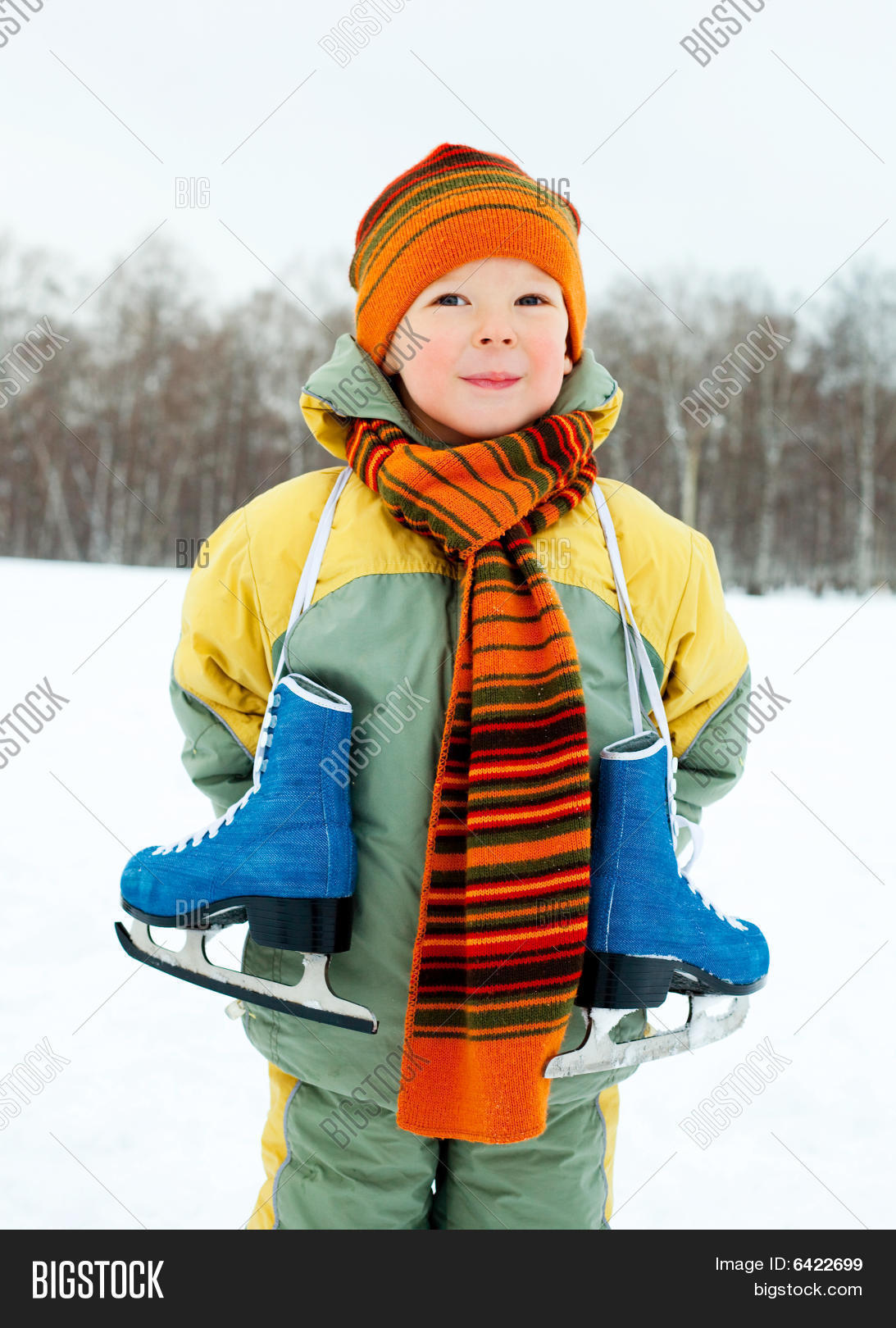 Boy Going Ice Skating Image & Photo (Free Trial) | Bigstock
