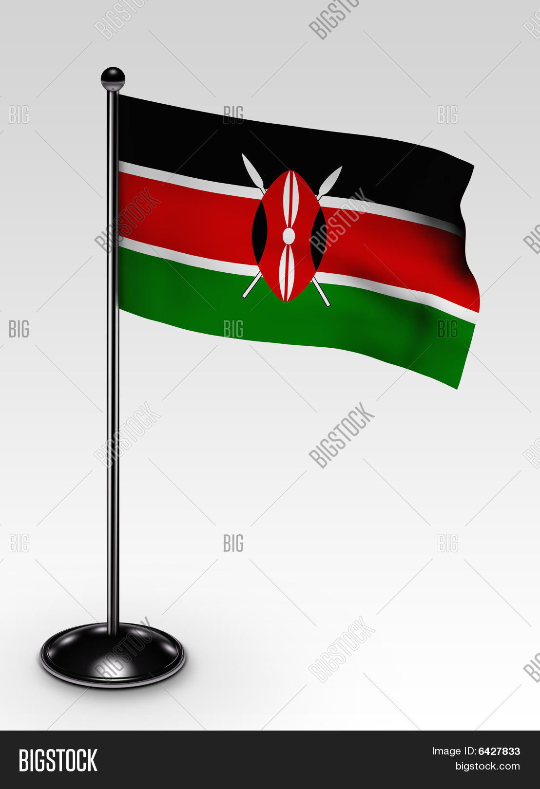 Small Kenya Flag Image & Photo (Free Trial) | Bigstock