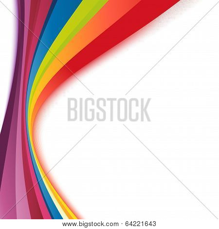 Bright Rainbow Swoosh Vector & Photo (Free Trial) | Bigstock