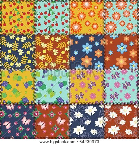 Patchwork Background Vector & Photo (Free Trial) | Bigstock