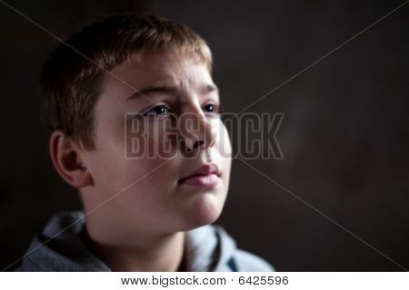 Young Boy Looking Hope Image & Photo (Free Trial) | Bigstock