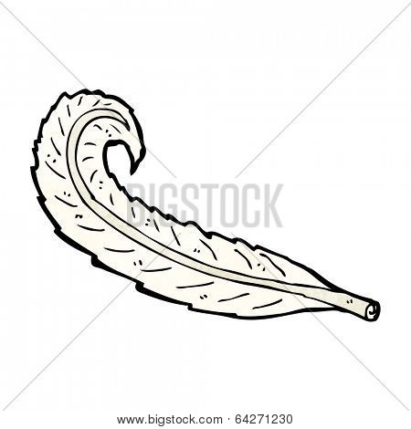 Cartoon Feather Vector & Photo (Free Trial) | Bigstock