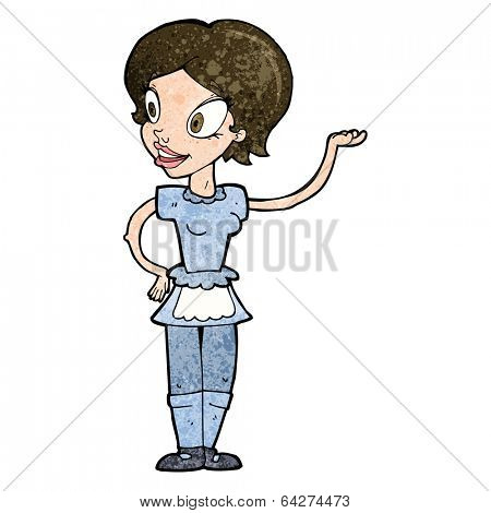 Cartoon Woman Maid Vector & Photo (Free Trial) | Bigstock