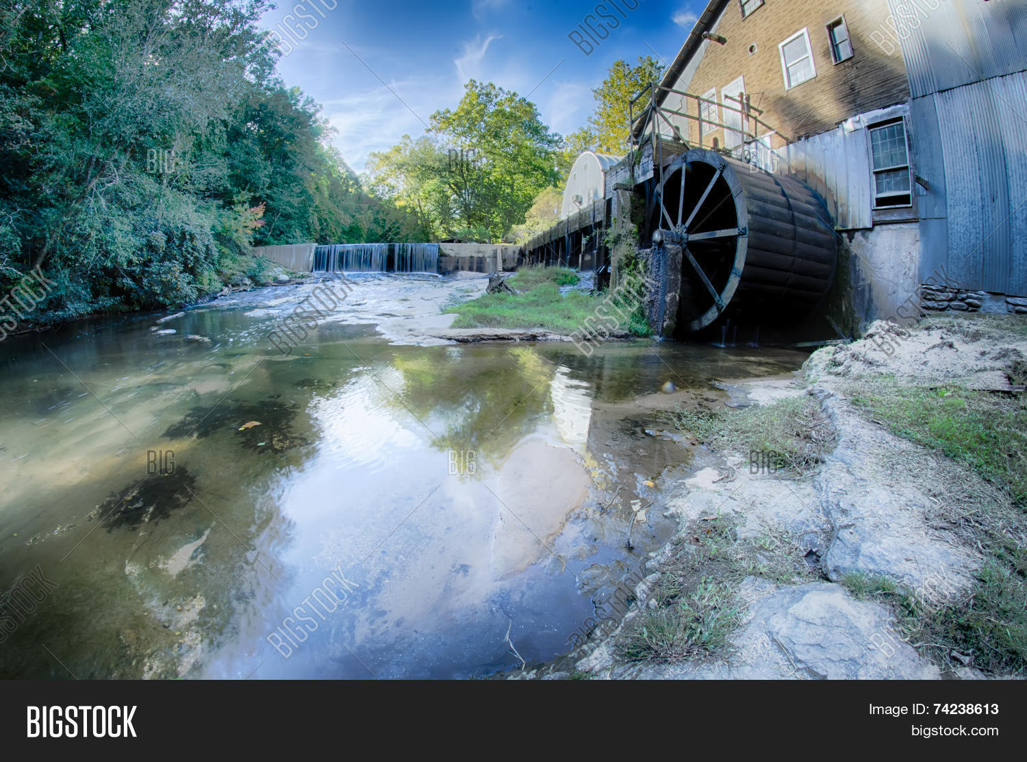 Linney's Mill On Sunny Image & Photo (Free Trial) | Bigstock