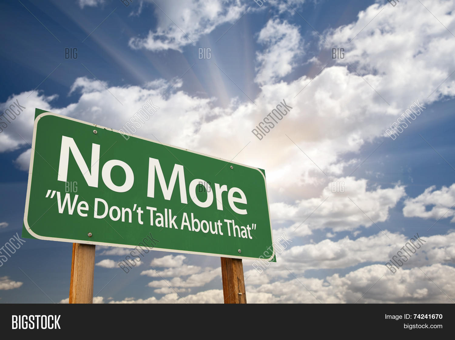 No More - We Don't Image & Photo (Free Trial) | Bigstock