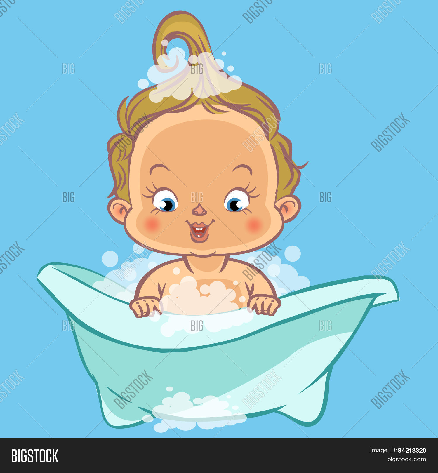 Cute Cartoon Baby Vector & Photo (Free Trial) | Bigstock