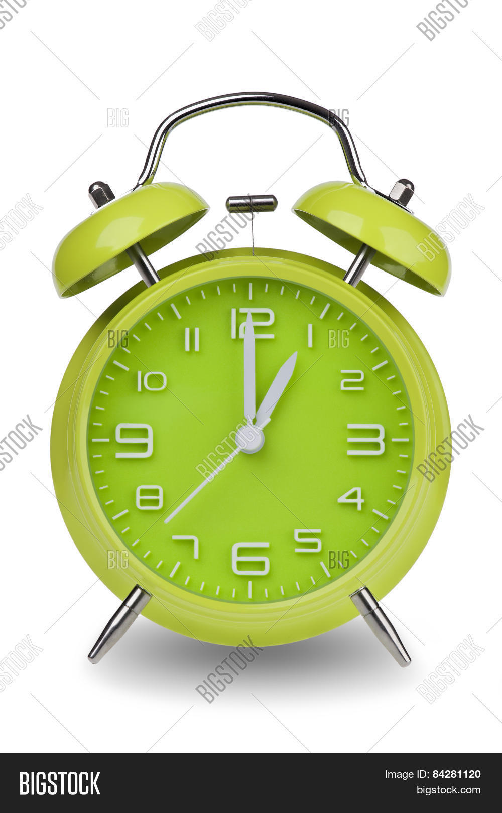 Green Alarm Clock Image & Photo (Free Trial) | Bigstock