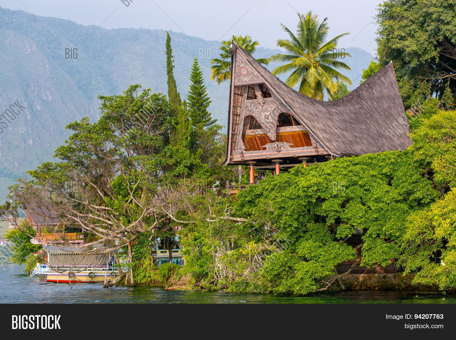 Batak House On Samosir Image & Photo (Free Trial) | Bigstock