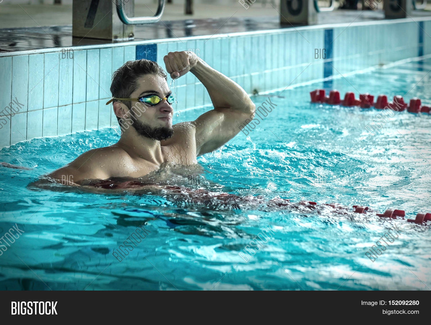 Swimmer Man. Happiness Image & Photo (Free Trial) | Bigstock