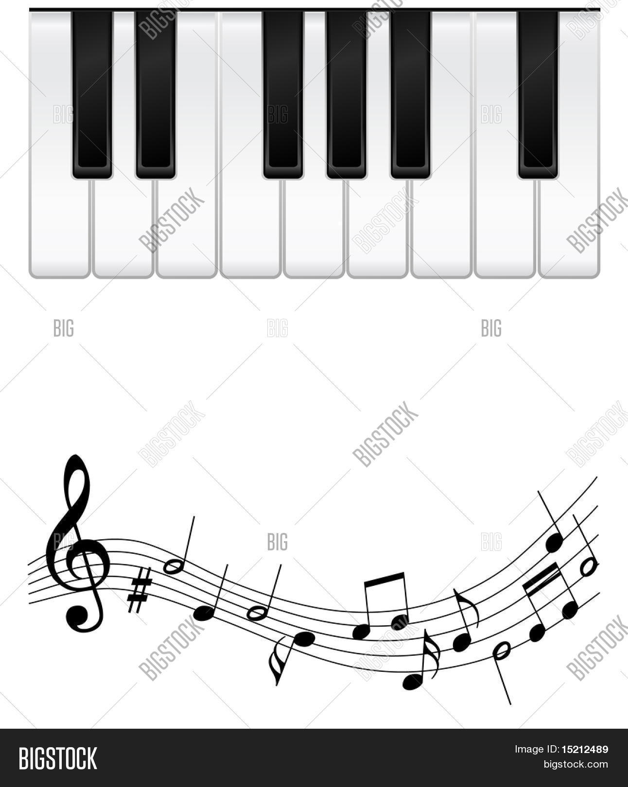 Vector Piano Keys Vector & Photo (Free Trial) | Bigstock