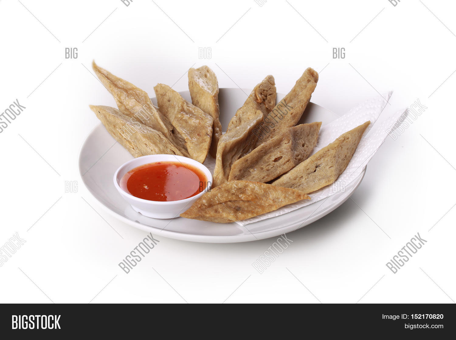 Keropok Lekor Isolated Image & Photo (Free Trial) | Bigstock