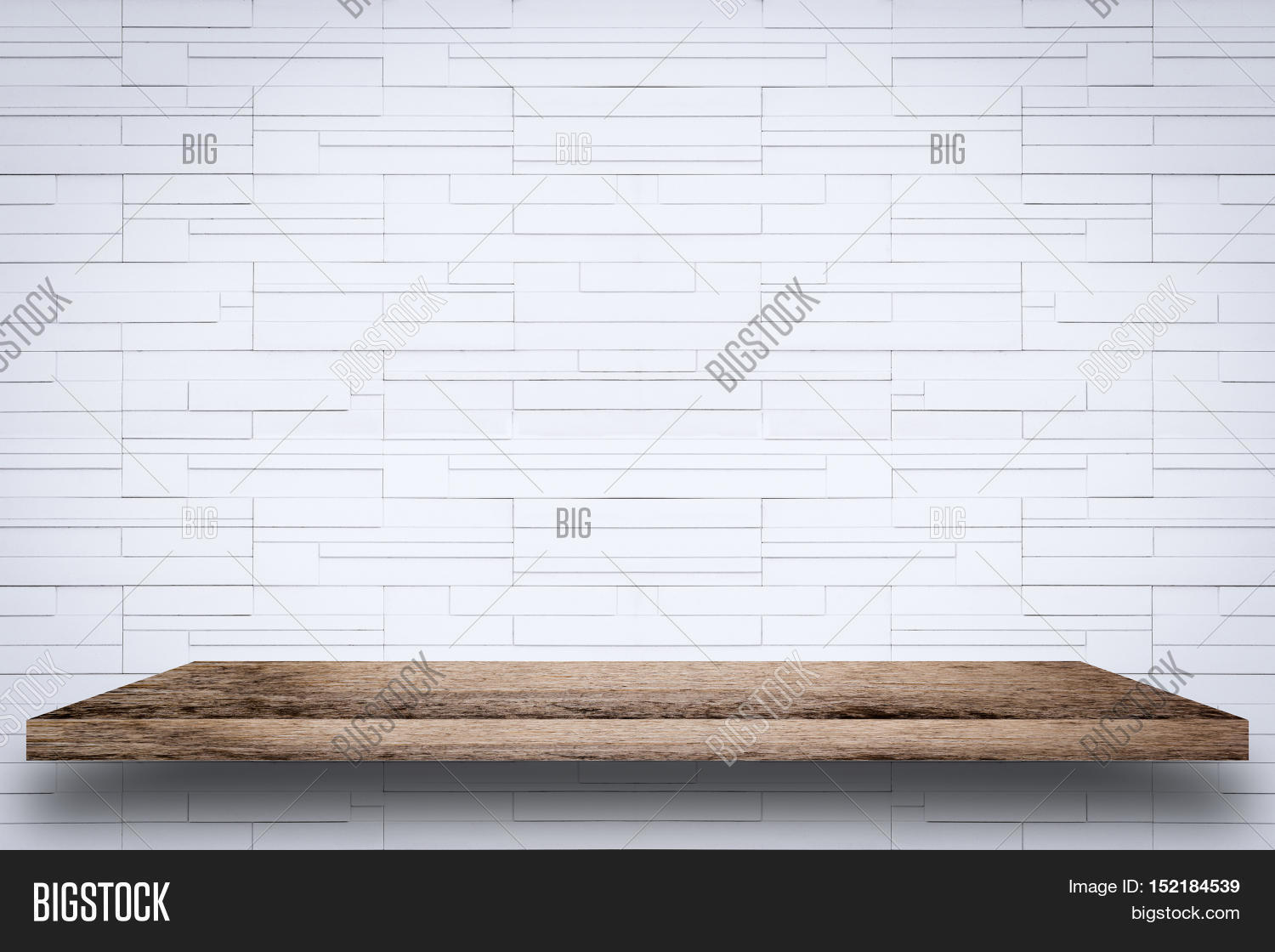 Empty Wooden Shelf Image & Photo (Free Trial) | Bigstock