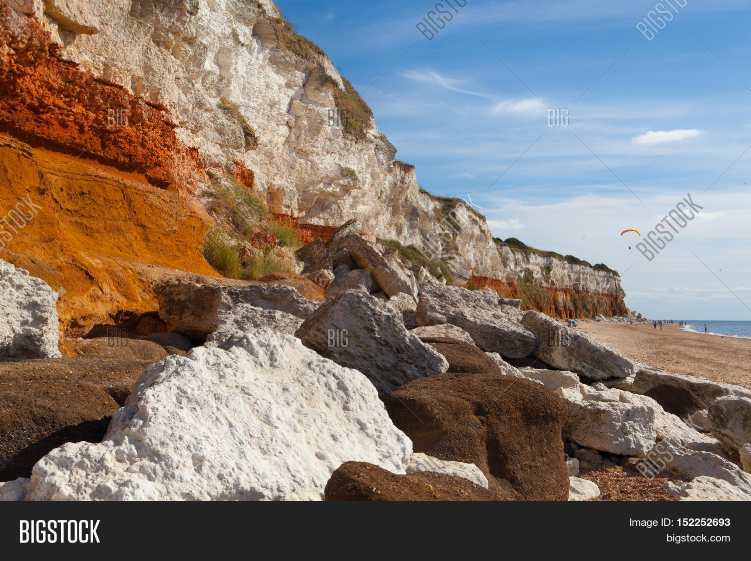 Hunstanton Cliffs Image & Photo (Free Trial) | Bigstock