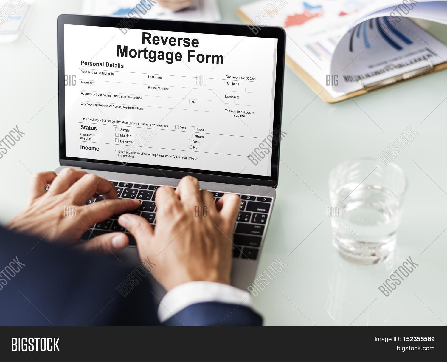 Reverse Mortgage Form Image & Photo (Free Trial) | Bigstock