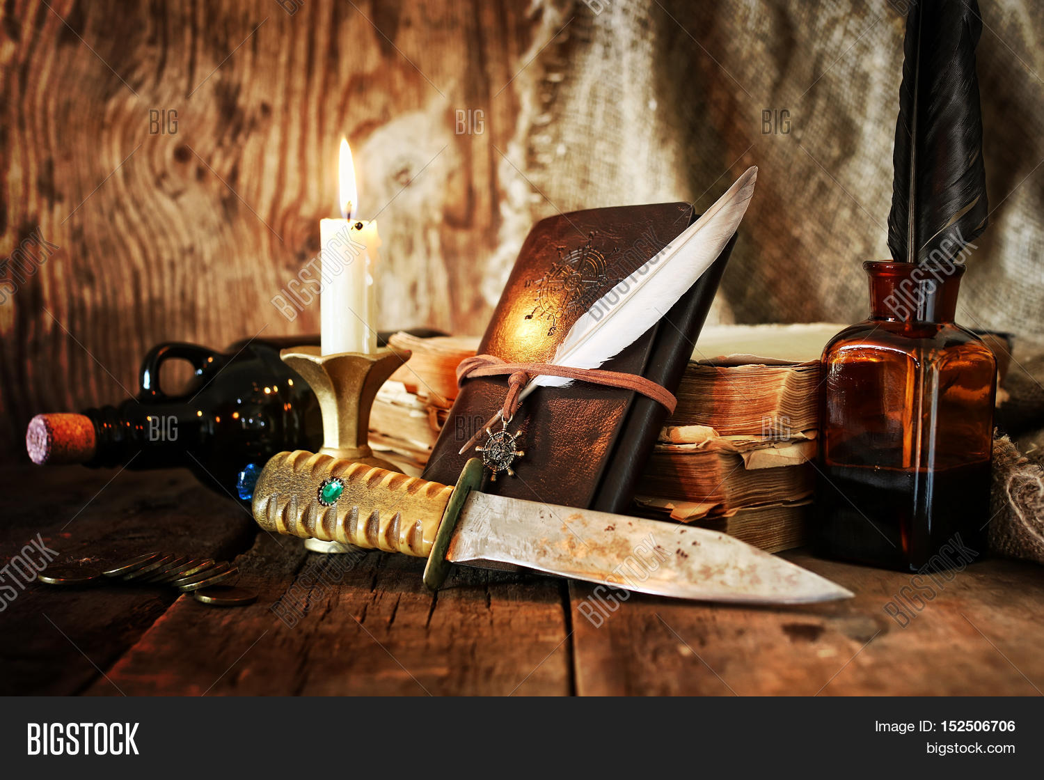 Vintage Objects On Old Image & Photo (Free Trial) | Bigstock