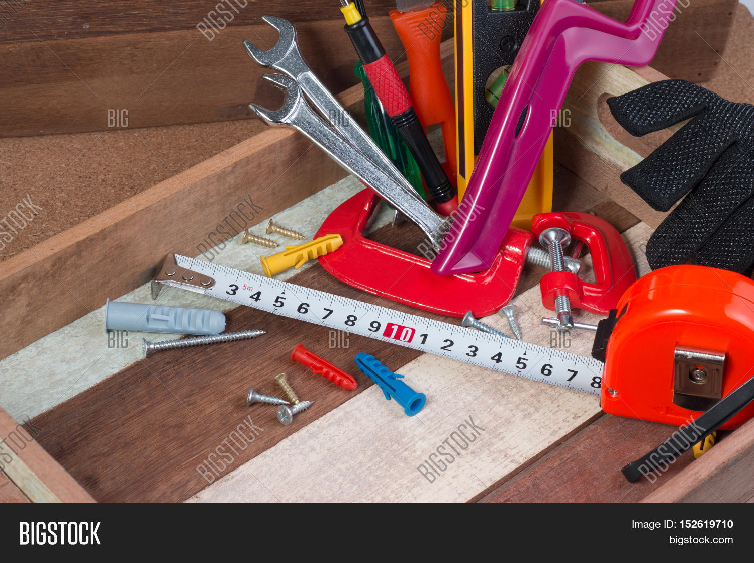Close Woking Tools Image Photo Free Trial Bigstock