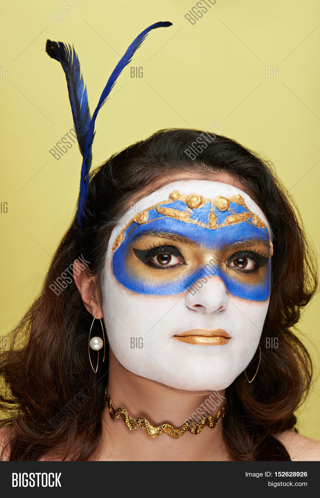 Women Gold Mask Image & Photo (Free Trial) | Bigstock