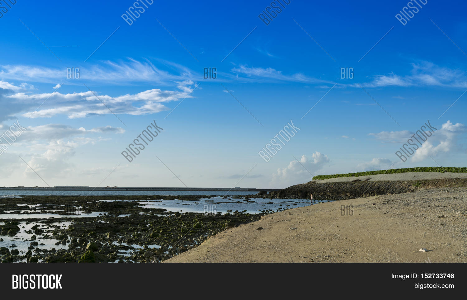 Scene Sea Sky Senaga- Image & Photo (Free Trial) | Bigstock