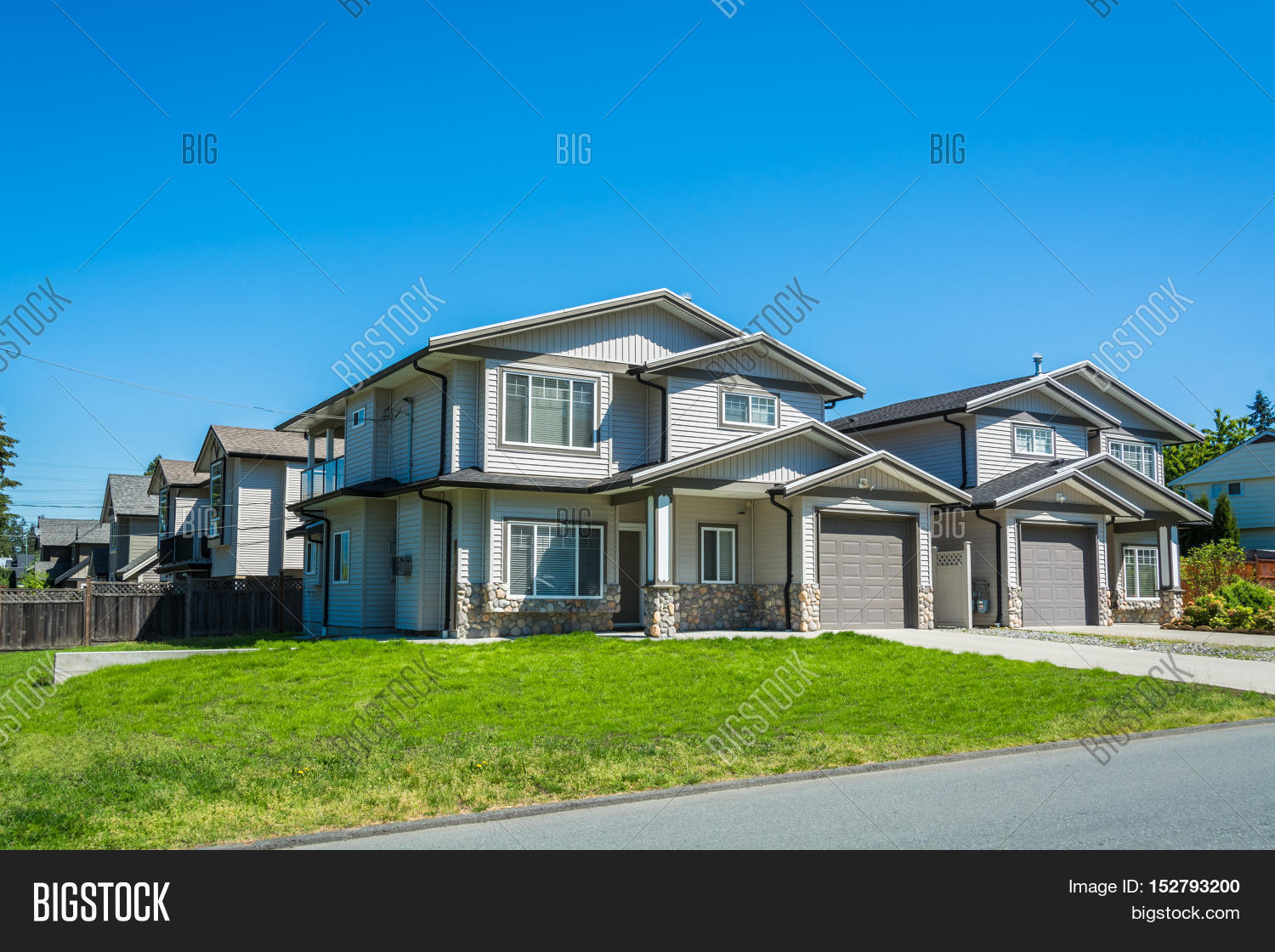 Residential Duplex Image & Photo (Free Trial) | Bigstock