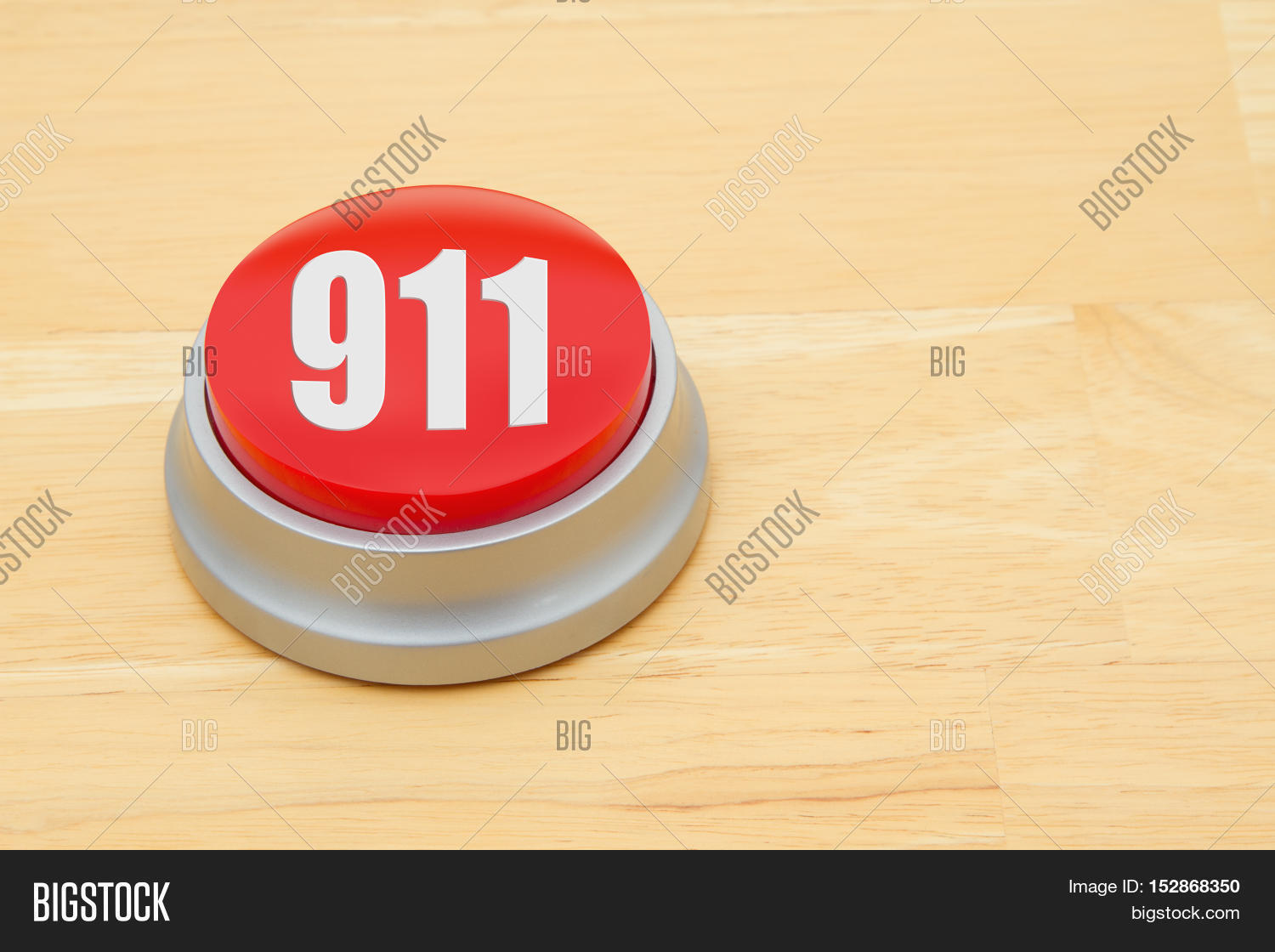 911 Red Push Button Image & Photo (Free Trial) | Bigstock