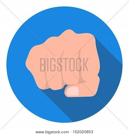 Vector y foto Fist Bump Icon Flat (prueba gratis) | Bigstock