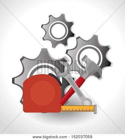Hammer Wrench Gears Vector & Photo (Free Trial) | Bigstock