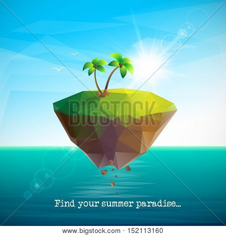 Magic Tropical Island Vector & Photo (Free Trial) | Bigstock