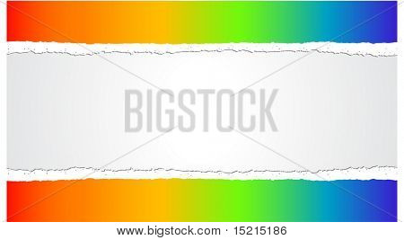 Ripped Color Paper Vector & Photo (Free Trial) | Bigstock