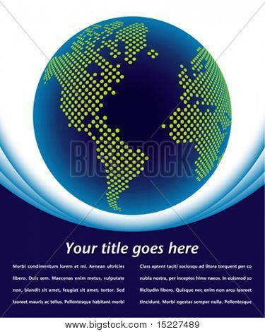 Digital World Map Vector & Photo (Free Trial) | Bigstock
