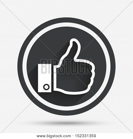 Like Sign Icon. Thumb Vector & Photo (Free Trial) | Bigstock