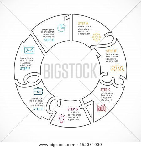 Circle Arrows Diagram Vector & Photo (Free Trial) | Bigstock