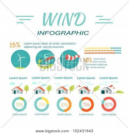 Wind Infographics. Vector & Photo (Free Trial) | Bigstock