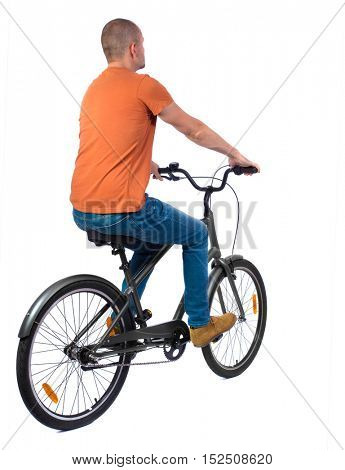 Back View Man Bicycle Image & Photo (Free Trial) | Bigstock