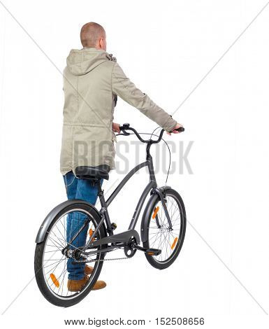 Back View Man Bicycle Image & Photo (Free Trial) | Bigstock